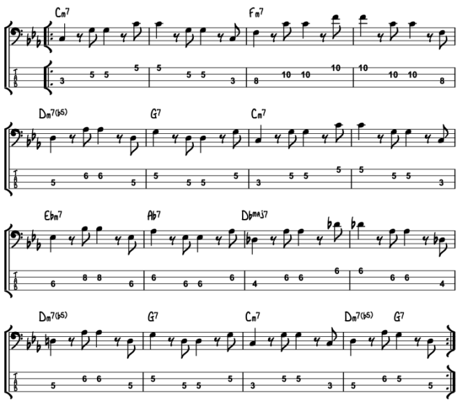 Blue Bossa For Beginners – Latin Bass Guitar Lesson – YT106 - eBassGuitar