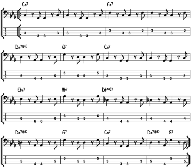 Blue Bossa For Beginners – Latin Bass Guitar Lesson – YT106 - eBassGuitar