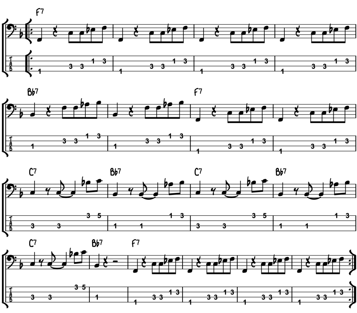 How To Play Watermelon Man On The Bass Guitar – YT117 - eBassGuitar