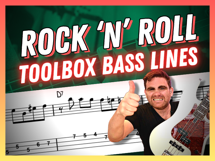 YT376 - 4 Rock 'N' Roll Toolbox Bass Lines